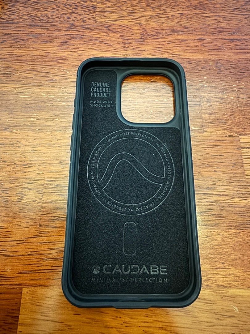 Caudabe Sheath for iPhone 15 Pro (Black, Button Cut-Out Version ...