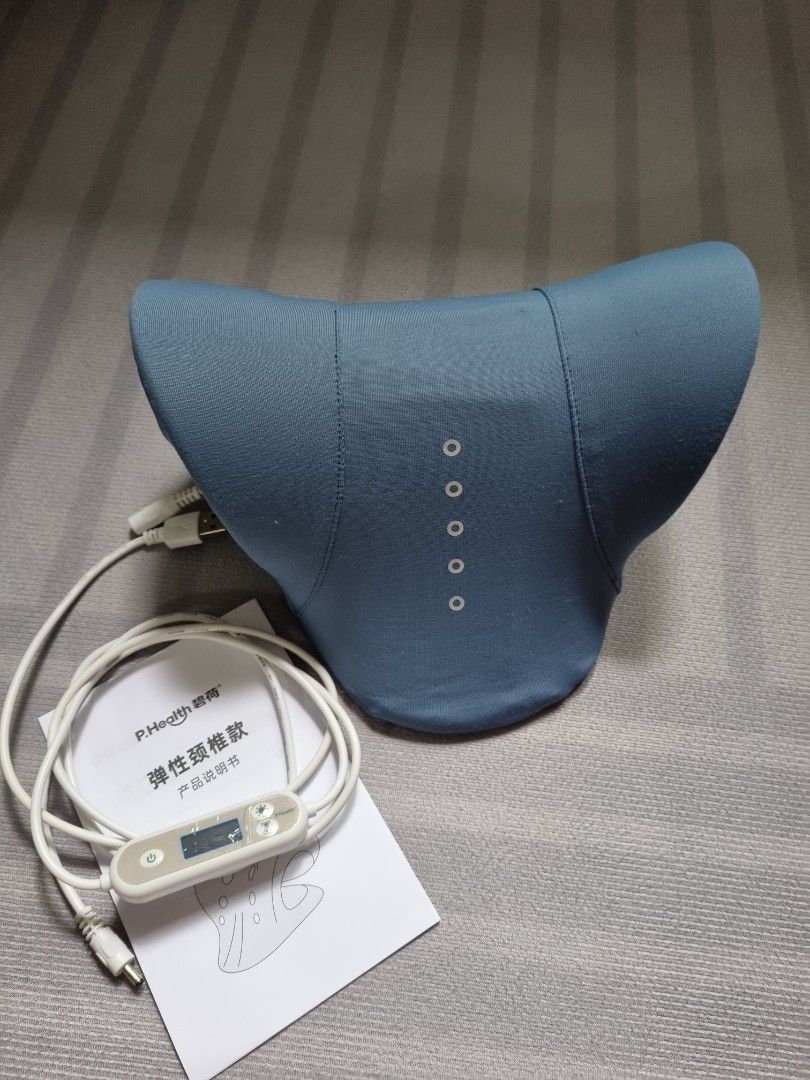 Adjustable Warm Temperature and Timer Cervical Traction Device Neck ...