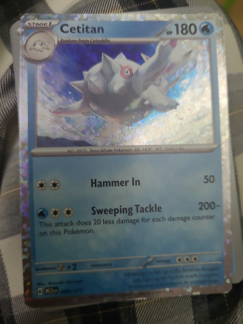 Cetitan Pokemon Card, Hobbies & Toys, Toys & Games on Carousell