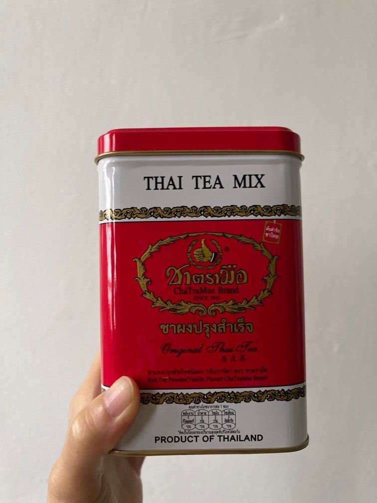 Chatramue Thai Tea (Original) Sachet Packed In Can (4 G X 50 Sachets ...