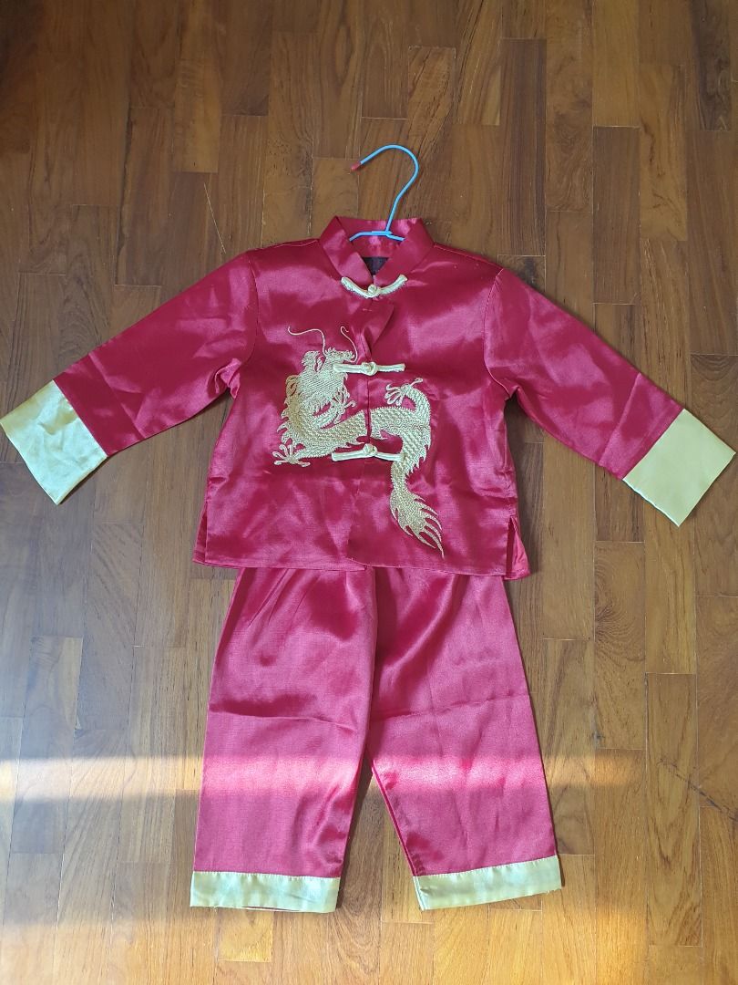 Chinese New Year costume for 2-4 y.o, Hobbies & Toys, Toys & Games on ...