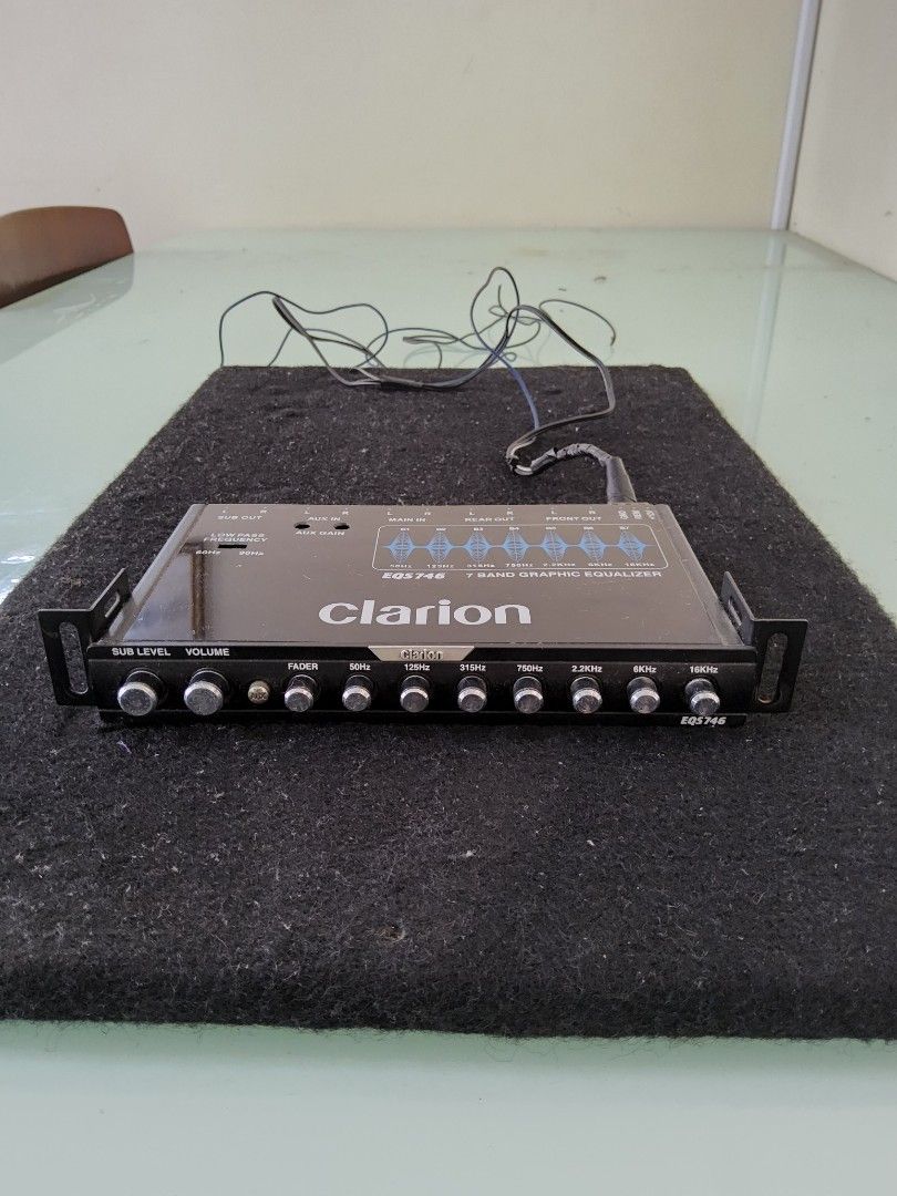 Clarion Pre amplifier, Car Accessories, Accessories on Carousell