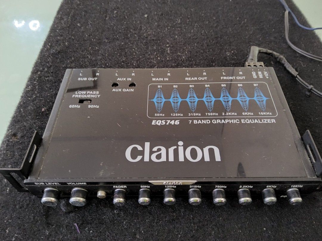Clarion Pre amplifier, Car Accessories, Accessories on Carousell