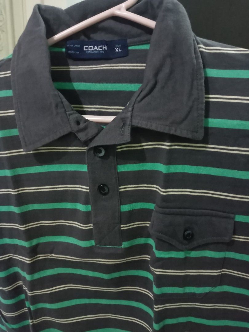 COACH POLO SHIRT, Men's Fashion, Tops & Sets, Tshirts & Polo Shirts on ...