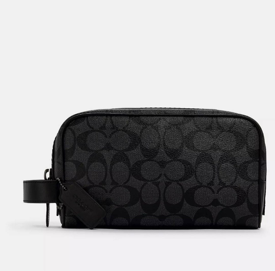 Coach Small Travel Kit in Signature Canvas, Luxury, Bags & Wallets on ...