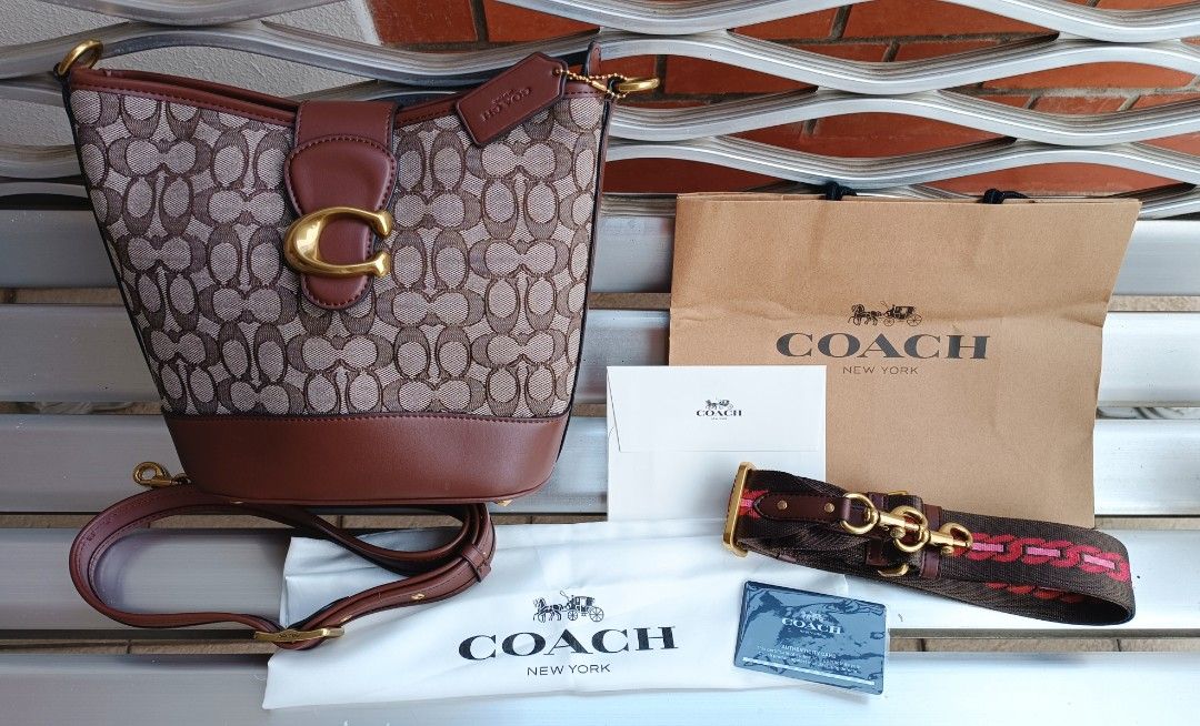 Coach Tali Bucket bag in signature jacquard, Women's Fashion, Bags ...