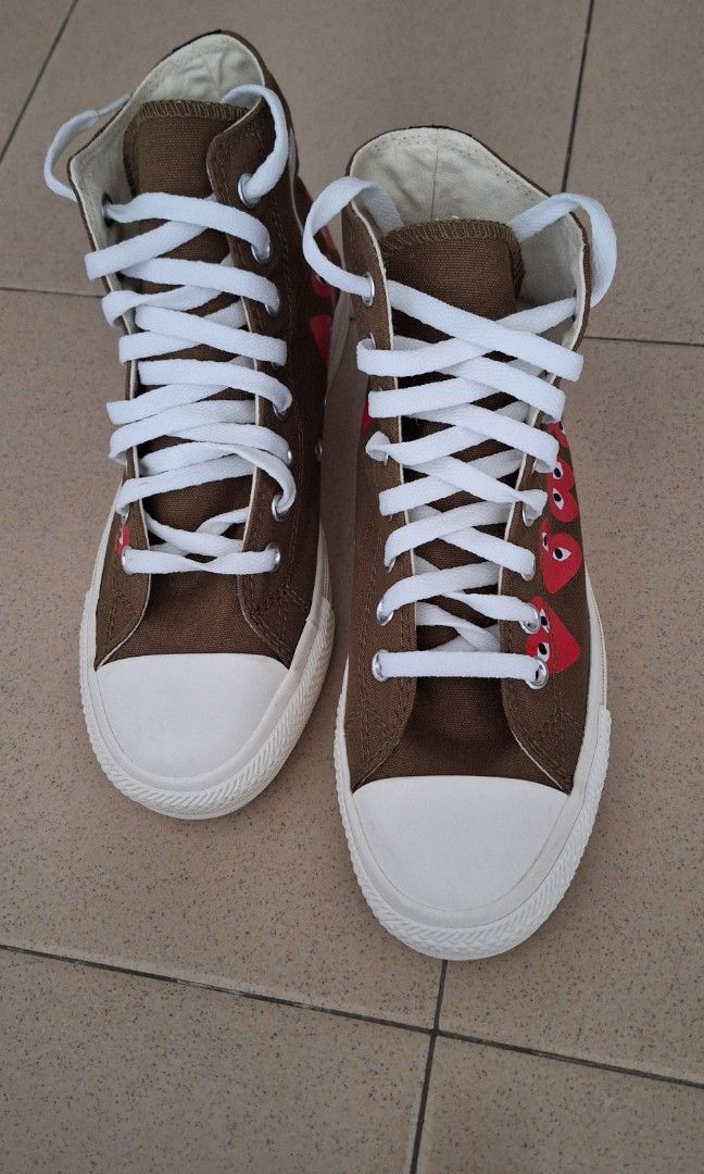 Converse CDG High Top, Men's Fashion, Footwear, Sneakers on Carousell