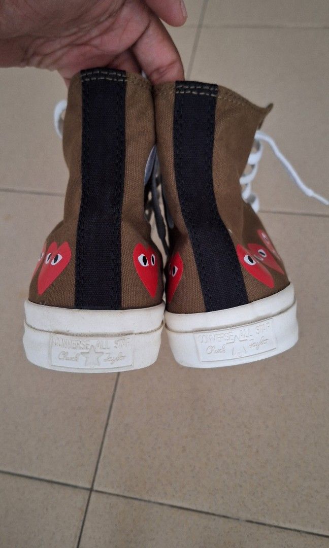 Converse CDG High Top, Men's Fashion, Footwear, Sneakers on Carousell