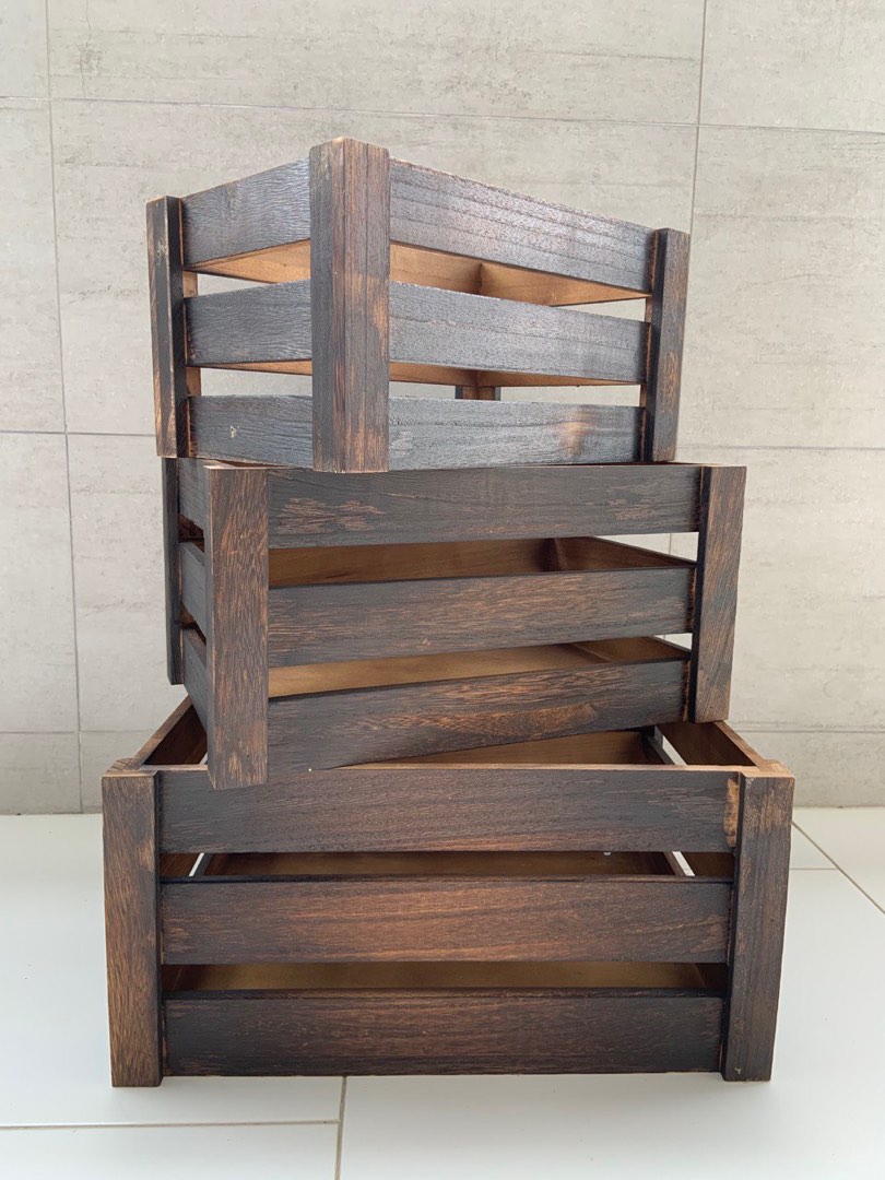 Crates / Photo Stand / Flowers / Candles (Wedding decor), Furniture ...