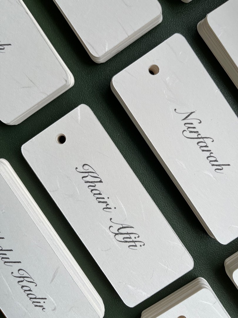 Custom Wedding Tags | Gift tags, Hobbies & Toys, Stationery & Craft ...