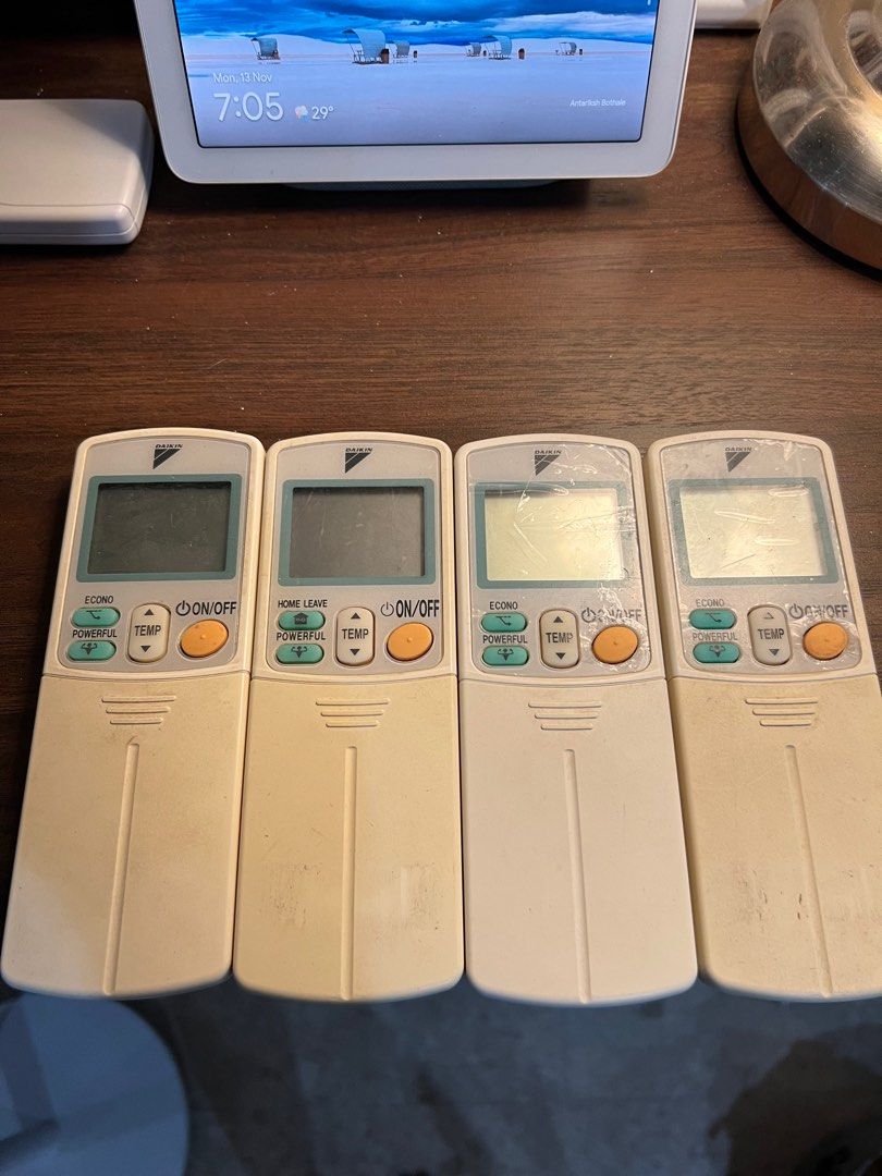 Daikin remote control, TV & Home Appliances, Air Conditioners & Heating ...