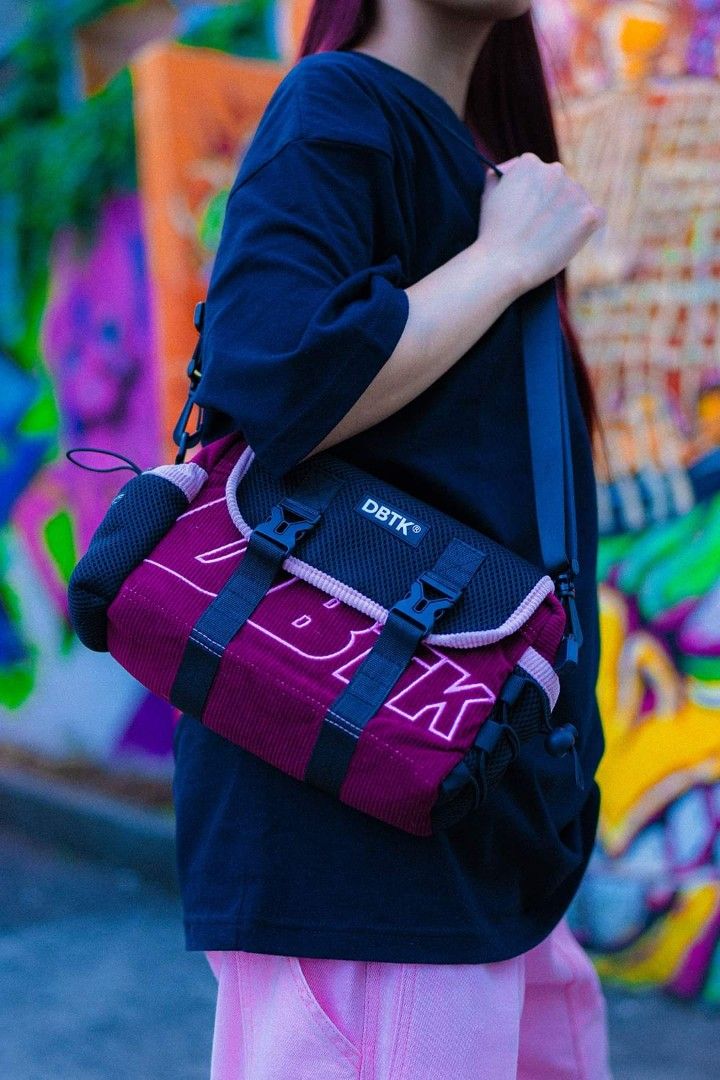 Dbtk slant corduroy crossbody bag, Men's Fashion, Bags, Sling Bags on ...