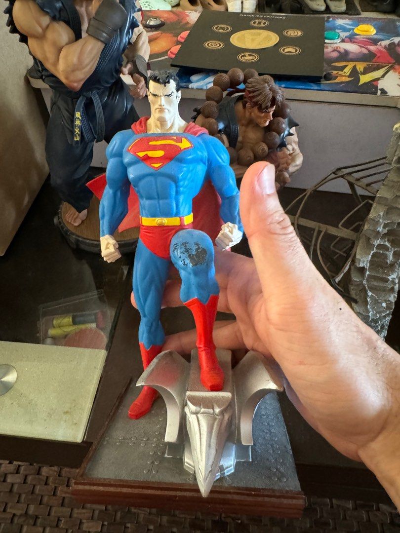 DC DIRECT SUPERMAN Statue FULL SIZE By JIM LEE MIB!! JUSTICE LEAGUE MAN ...