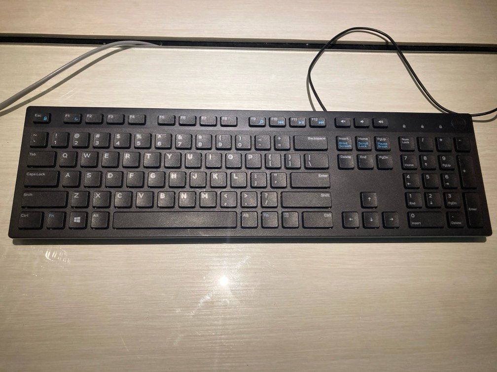 Dell wired office keyboard, Computers & Tech, Parts & Accessories ...