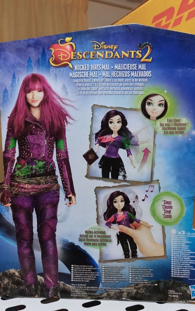 Descendants Wicked Ways Mal Hasbro not barbie monster high my little ...