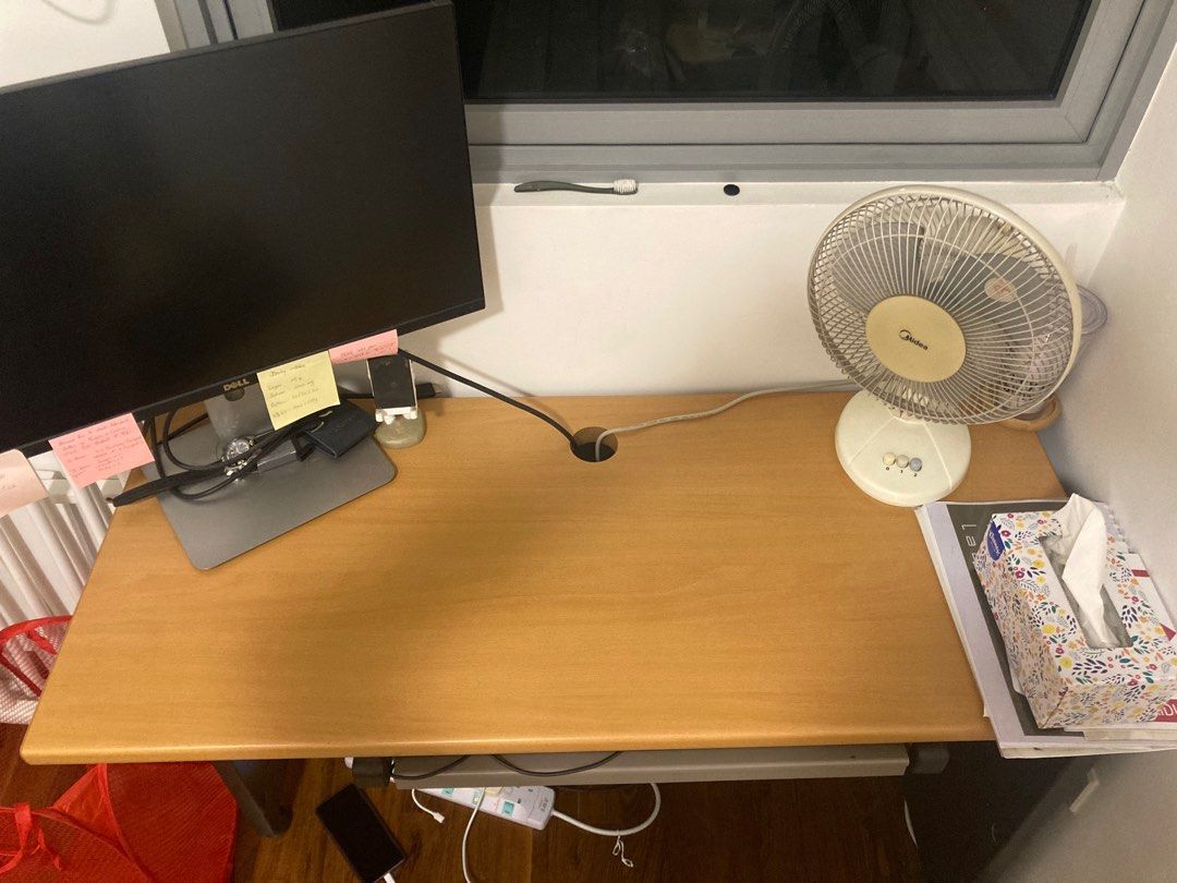 Desktop table, not from IKEA., Furniture & Home Living, Furniture ...