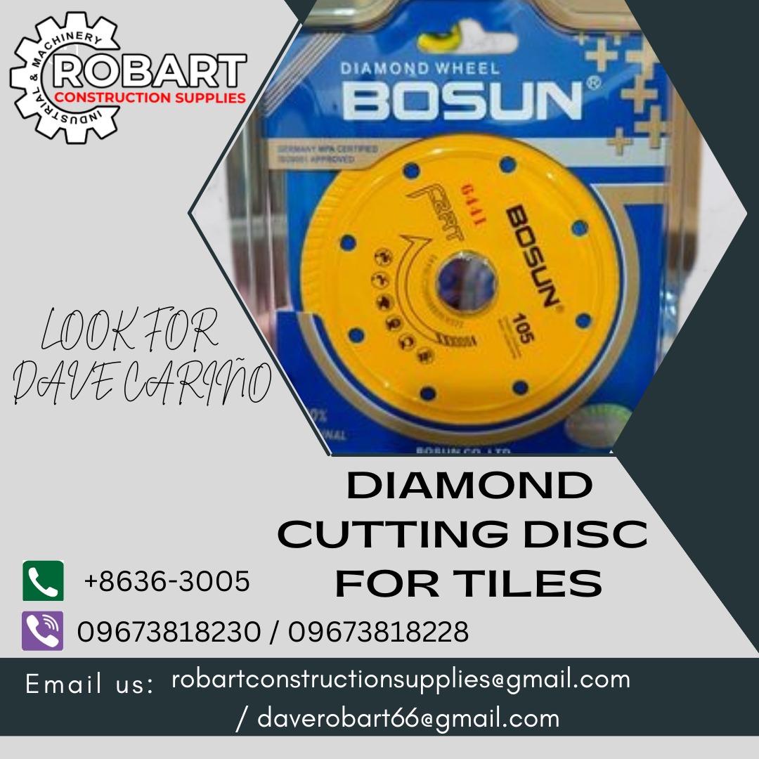 DIAMOND CUTTING DISC FOR TILES, Commercial & Industrial, Construction ...