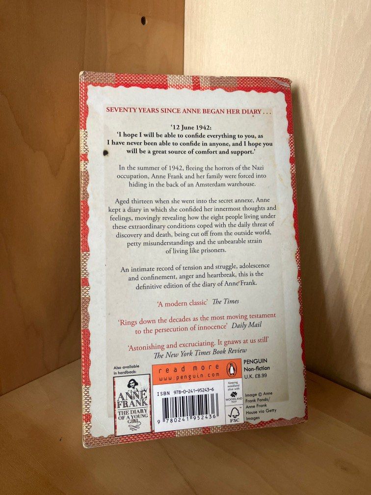 Diary of Ann Frank (Definitive Edition), Hobbies & Toys, Books ...