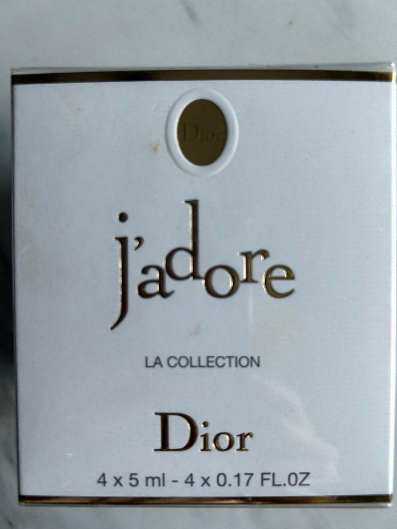 Dior Jadore Perfume 4x5ml, Beauty & Personal Care, Fragrance ...