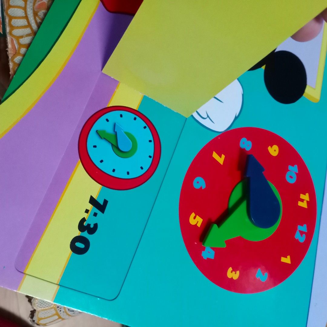 Disney Store Exclusive Mickey Mouse Clock Book, Hobbies & Toys, Books ...