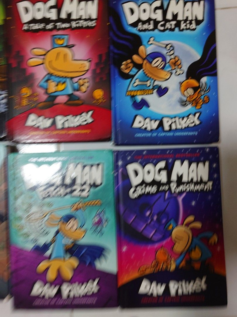 Dog Man books 1-9, Hobbies & Toys, Books & Magazines, Comics & Manga on ...