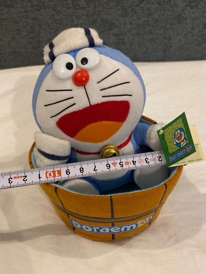 Doraemon bathing in a tub plush toy, Hobbies & Toys, Toys & Games on ...