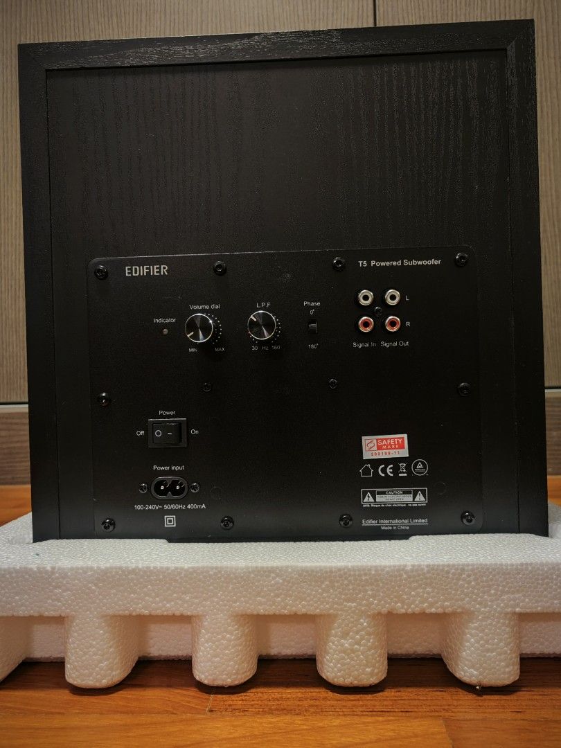 Edifier T5 Powered Subwoofer, Audio, Soundbars, Speakers & Amplifiers ...