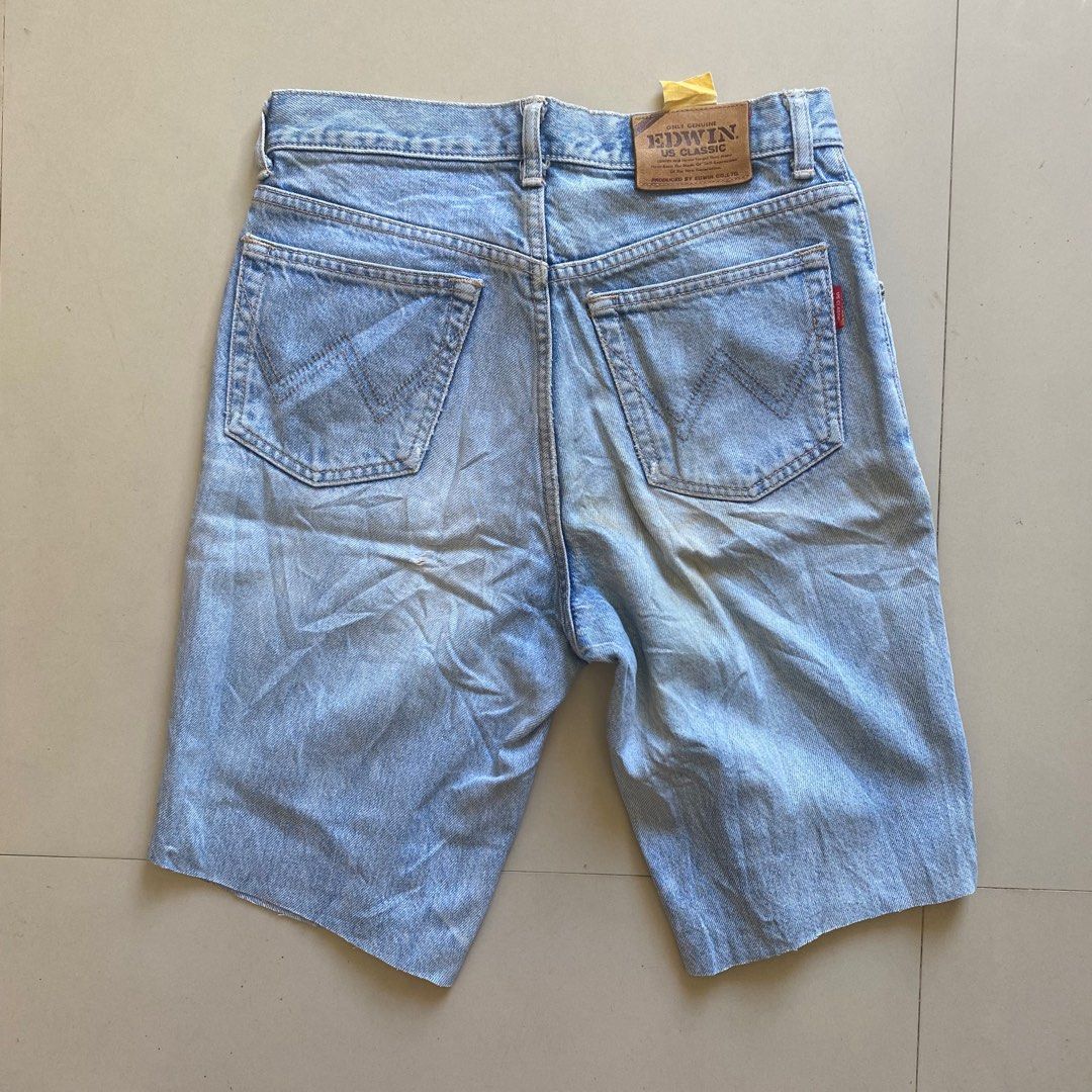 Edwin Cut-Off Jorts, Men's Fashion, Bottoms, Shorts on Carousell