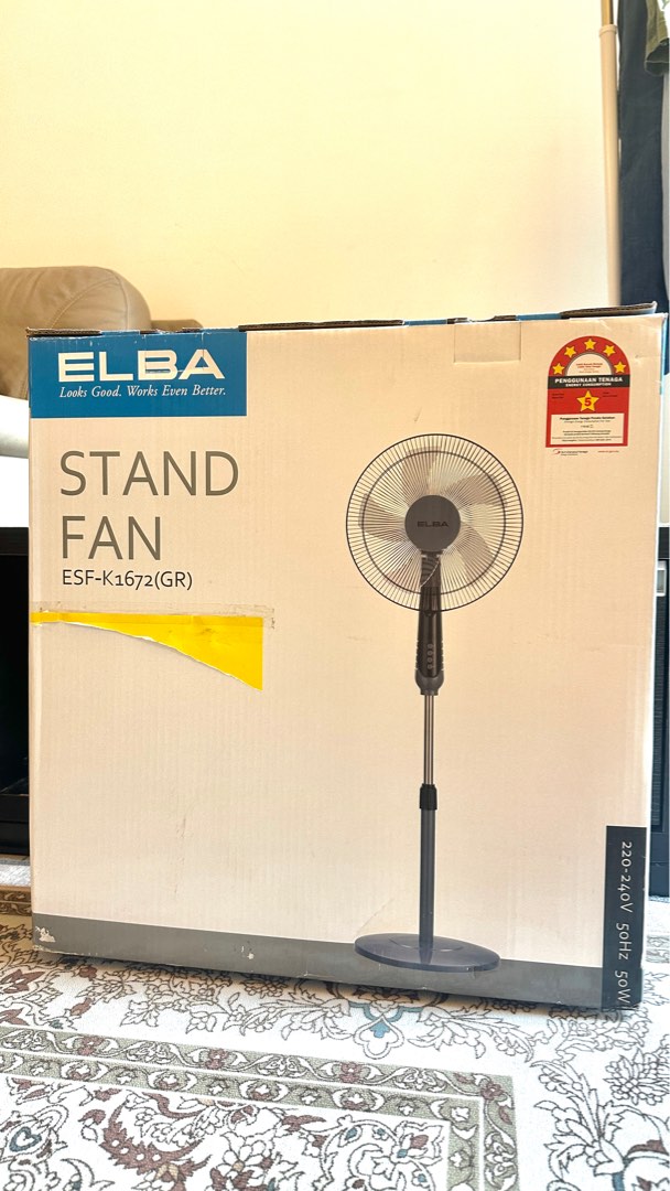 Elba Stand Fan to Letgo, Furniture & Home Living, Lighting & Fans, Fans ...