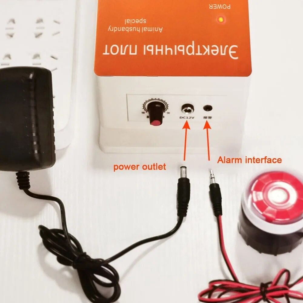 Electric Fence Energizer Charger Pulse Controller Animal Poultry Farm ...