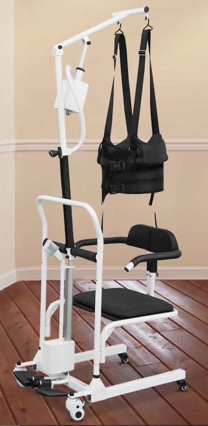 Electric lift home care disabled paralysed patient transfer device bed ...