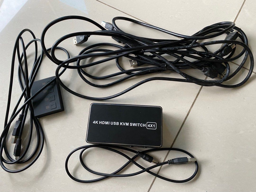 ELEVIEW 4K KVM switch 4x1, Computers & Tech, Parts & Accessories, Other ...