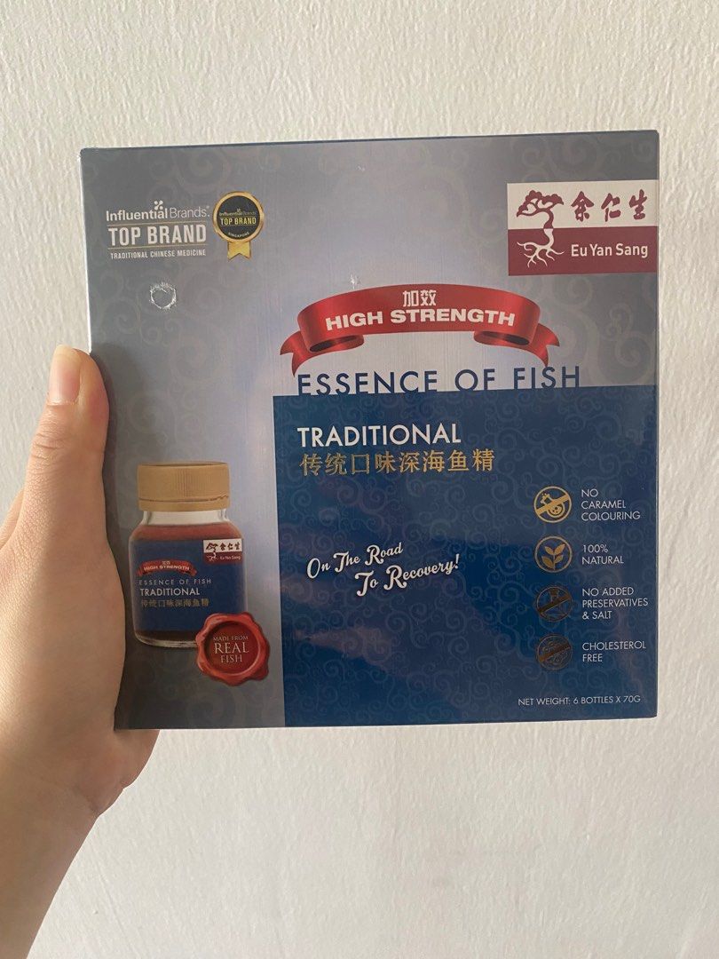 Eu Yan Seng Essence of Fish (EXPIRY 2025), Health & Nutrition, Health ...