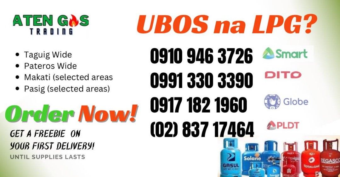 Express LPG Delivery across Taguig/Pateros/Makati/Pasig Area!, Everything Else, Others on Carousell