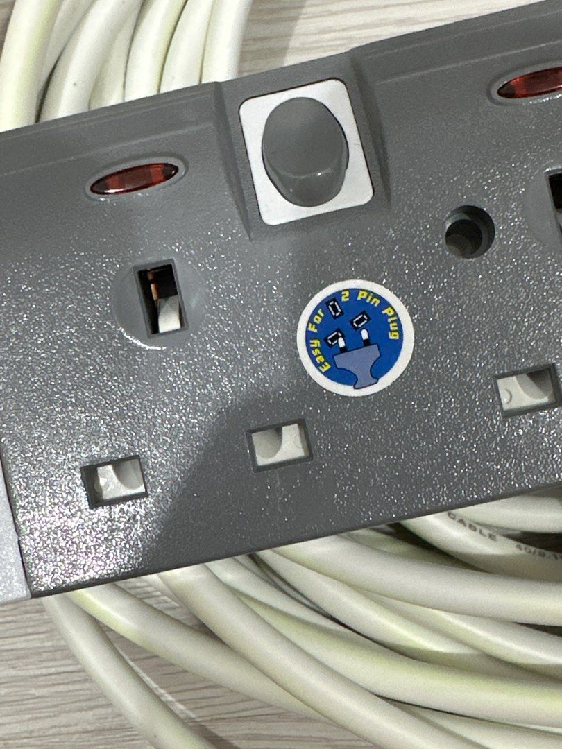 Extra Long Extension Socket, TV & Home Appliances, Electrical, Adaptors ...