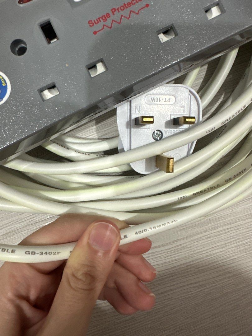 Extra Long Extension Socket, TV & Home Appliances, Electrical, Adaptors ...