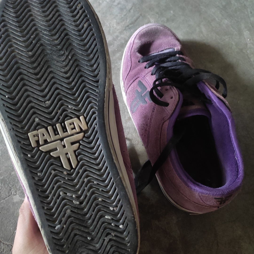 Fallen Skate Shoes Purple RIPPER CHRIS COLE PLUM, Men's Fashion ...