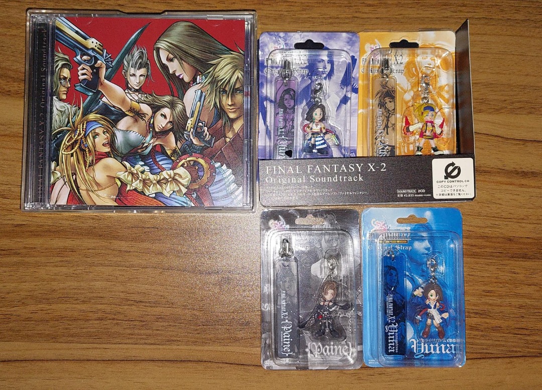 Final Fantasy - FFX2 OST with Full Set YuRiPa Keystrap, Hobbies & Toys ...