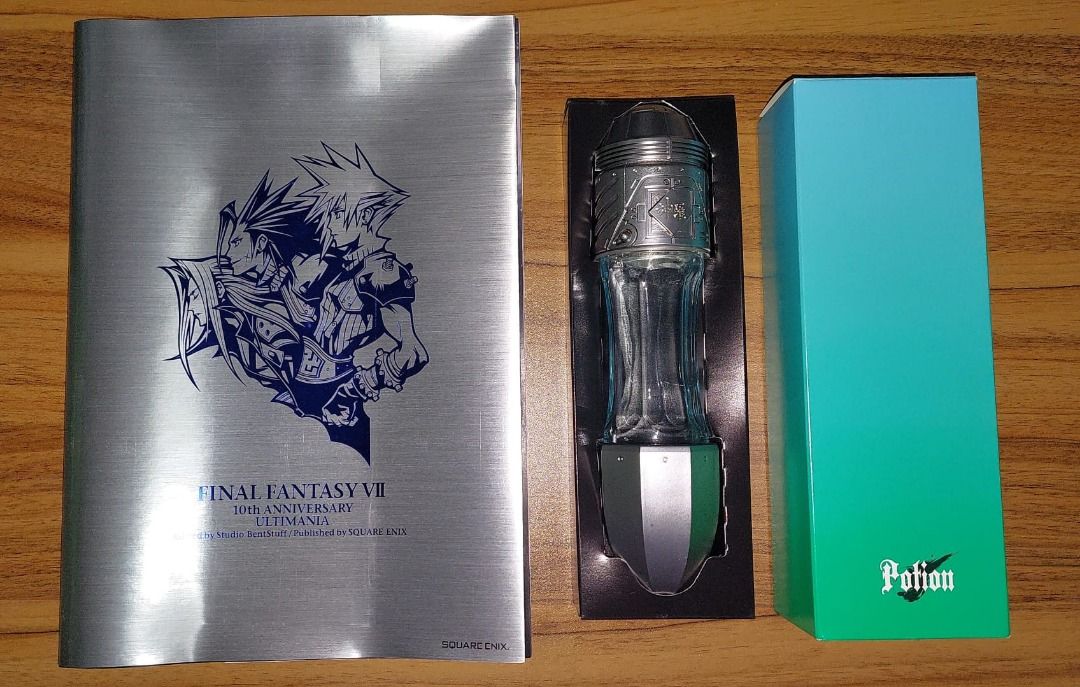 Final Fantasy VII 10th Anniversary Potion and Ultimania, Hobbies & Toys ...