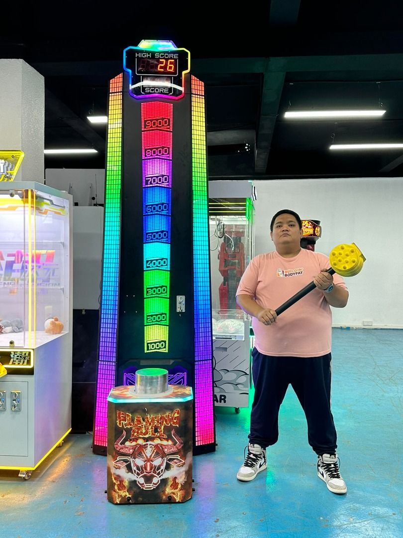 FLAMMING BULL HAMMER ARCADE MACHINE, Hobbies & Toys, Toys & Games on ...