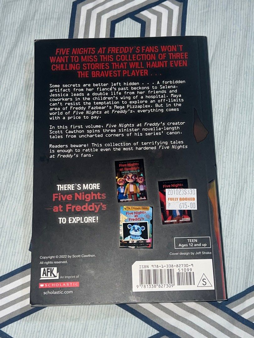 Fnaf lally’s game, Hobbies & Toys, Books & Magazines, Fiction & Non ...