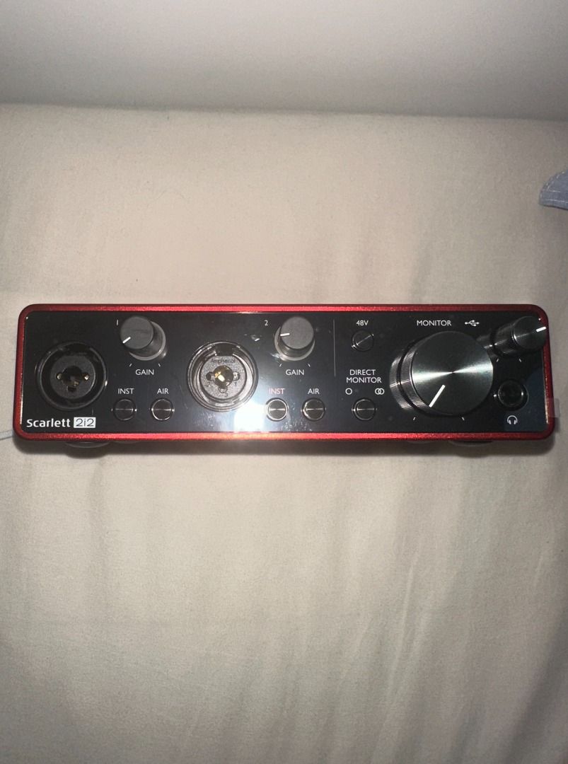 Focusrite Scarlett 2i2 Gen 3 Audio Interface, 音響器材, Soundbar、揚聲器、藍牙喇叭、耳 ...