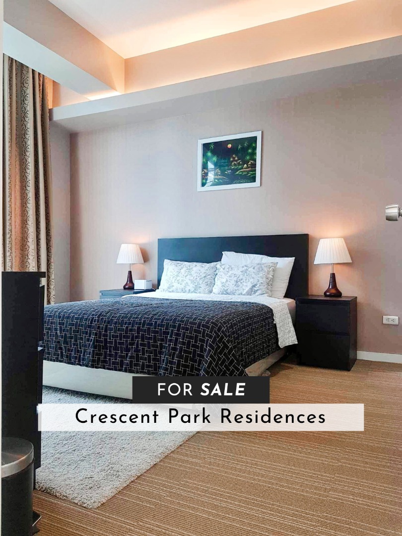 For Sale: Crescent Park Residences 1-BEDROOM Condo in Burgos Circle BGC ...