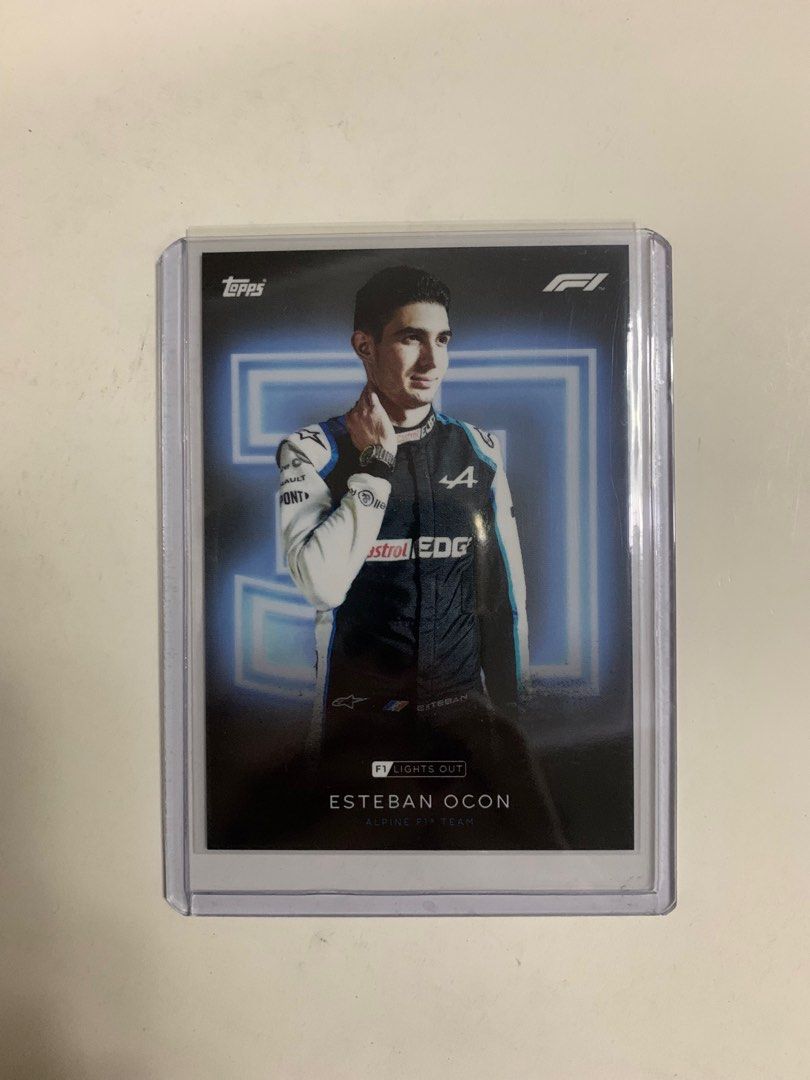 Formula 1 Esteban Ocon Driver Card, Hobbies & Toys, Memorabilia ...