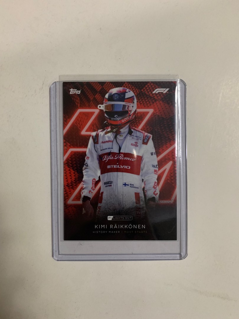 Formula 1 Kimi Raikkonen Driver Card, Hobbies & Toys, Memorabilia ...
