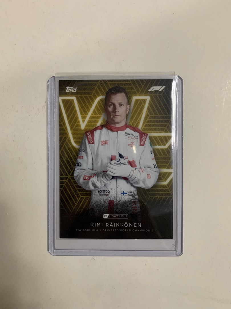 Formula 1 Kimi Raikkonen Driver Card, Hobbies & Toys, Memorabilia ...