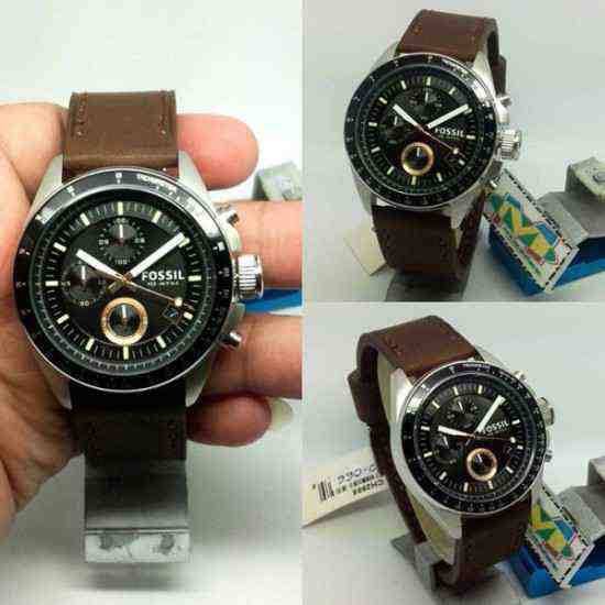 Fossil CH2885 Decker Chronograph Brown Leather Watch ️1.180jt ️, Fesyen ...