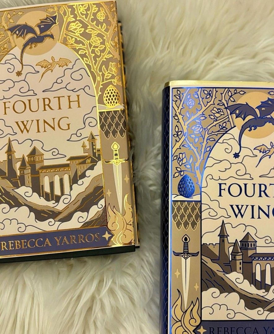 [SPRAYED EDGES] Fourth Wing by Rebecca Yarros Special Alternate Cover ...