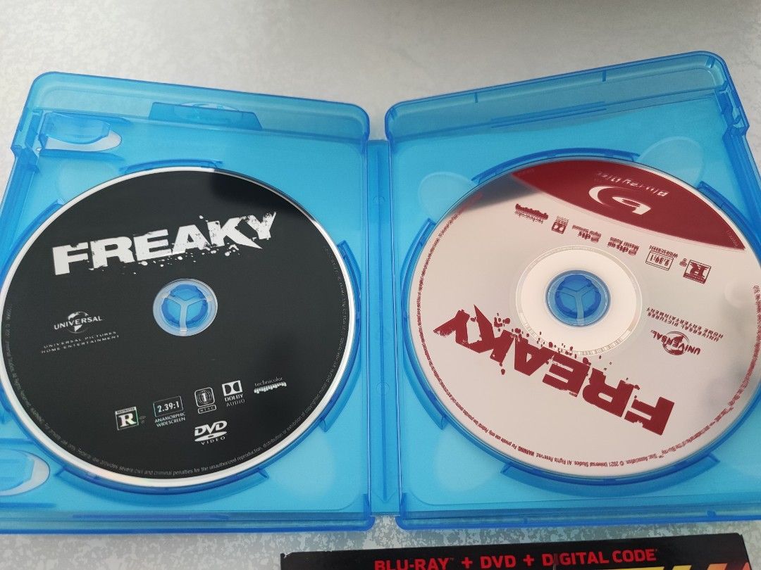 Freaky blu ray and DVD, Hobbies & Toys, Music & Media, CDs & DVDs on Carousell