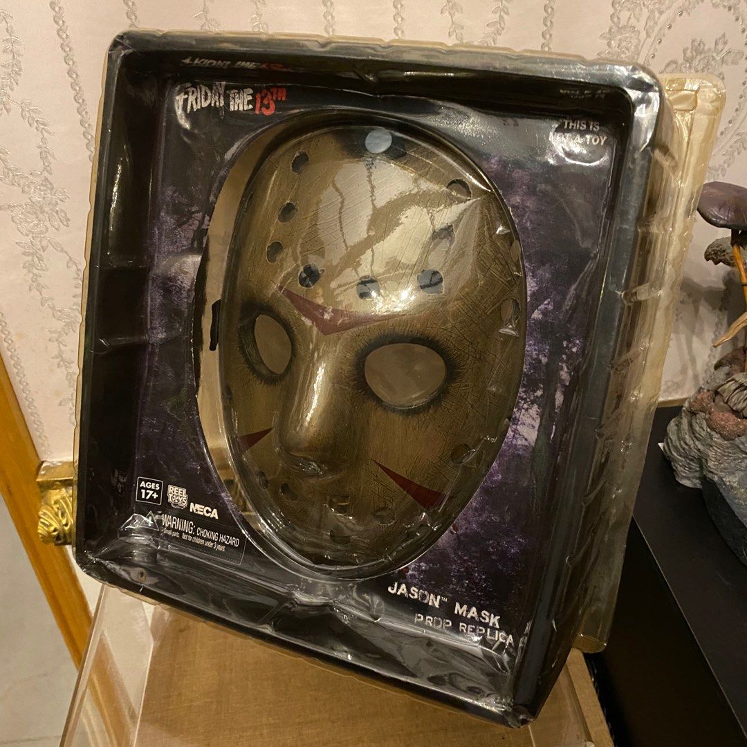 Friday the 13th Jason mask prop replica NECA, Hobbies & Toys, Toys ...